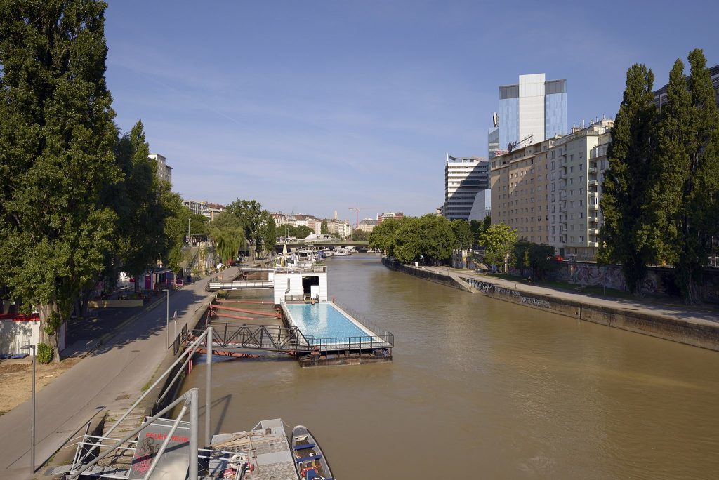 Pool am Badeschiff Wien - familiii