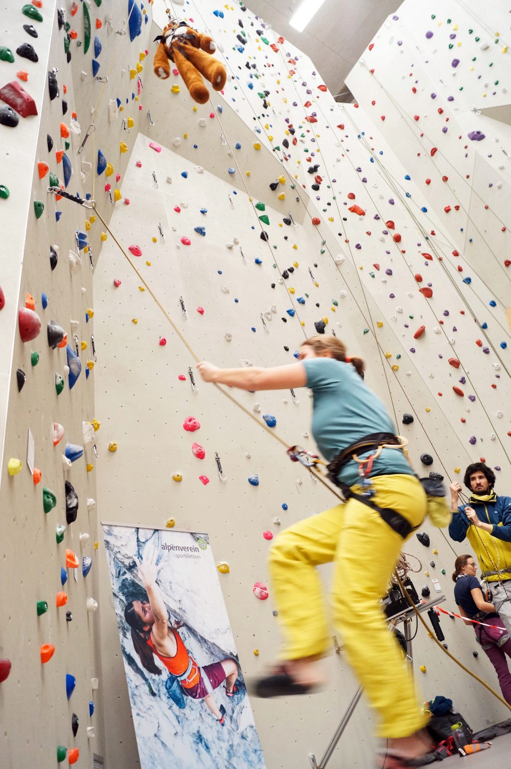 Sicher-Klettern-Workshops in Österreichs Kletterhallen, Alpenverein