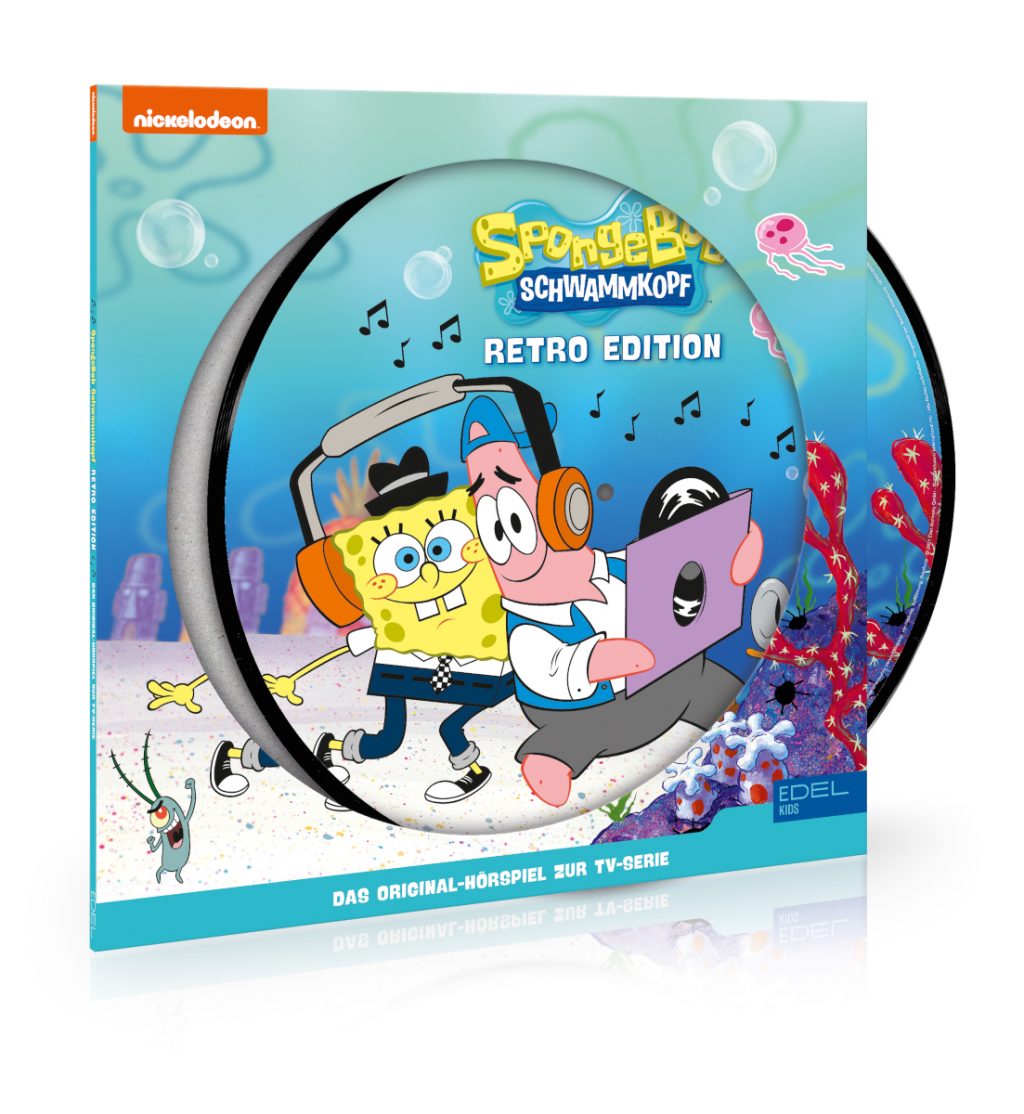 SpongeBob Schwammkopf: Erste limitierte Retro Picture Vinyl LP - familiii