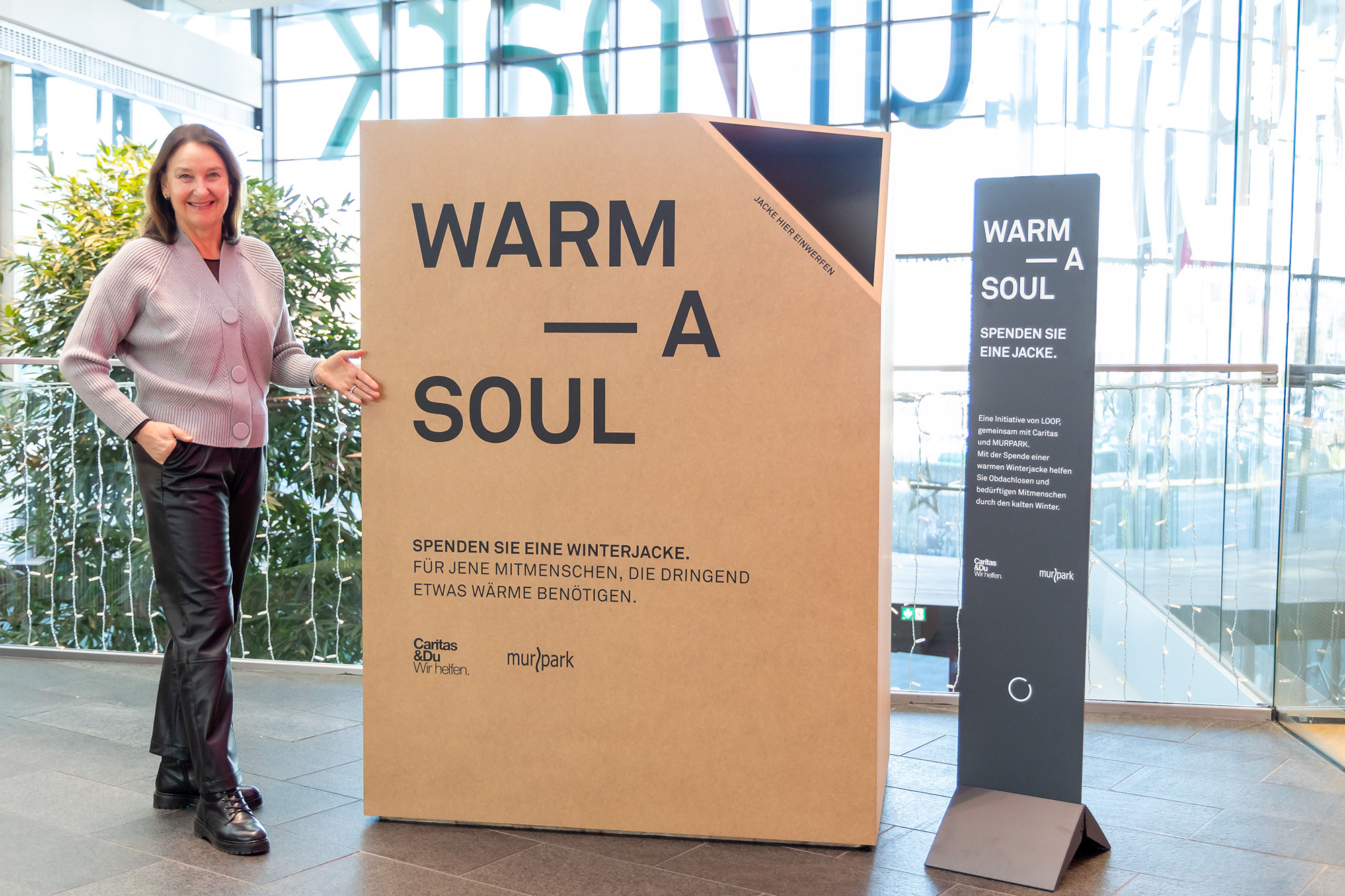 MURPARK sammelt warme Winterjacken